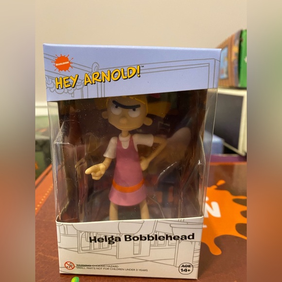 Culturefly | Other | Hey Arnold Helga Bobblehead 9s Nickelodeon | Poshmark